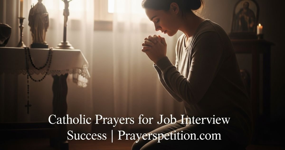 Catholic Prayers for Job Interview Success